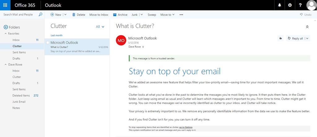 Disable Exchange/Outlook Clutter - Microsoft Consulting Services ...