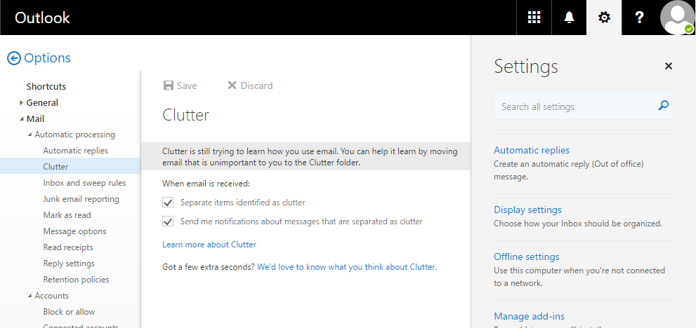 Disable Exchange/Outlook Clutter - Microsoft Consulting Services ...