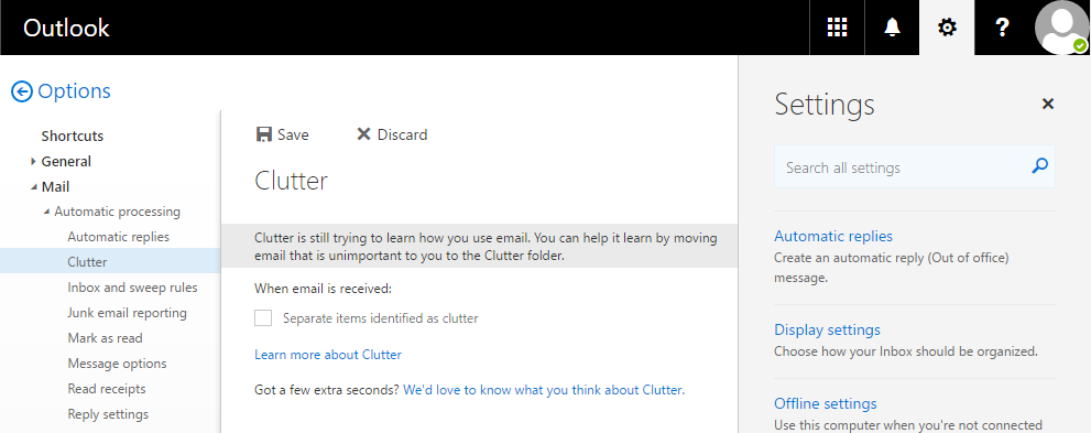 Disable Exchange/Outlook Clutter - Microsoft Consulting Services ...